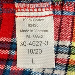 Woman Within | Tops | Woman Within Red Plaid Size Large 82 Flannel Long ...